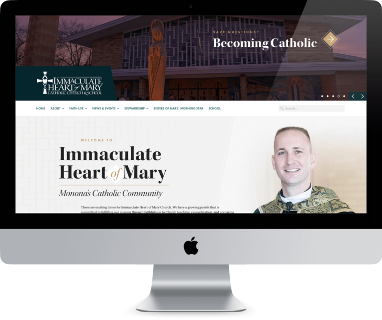 Catholic Website Design & Development | Backflip